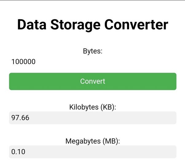 Simplify Data Storage Conversions with the Data Storage Converter Tool ...