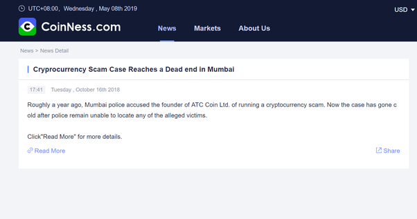 What is the difference between Bitcoin and ATC coin like Indian ...