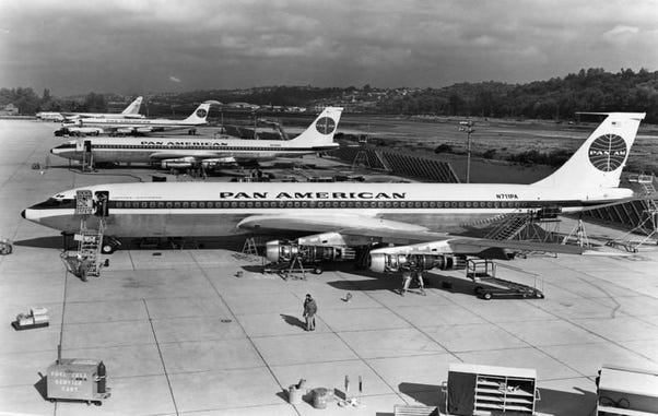 Is it true that Pan American Flight 914 took off in 1955 and landed ...
