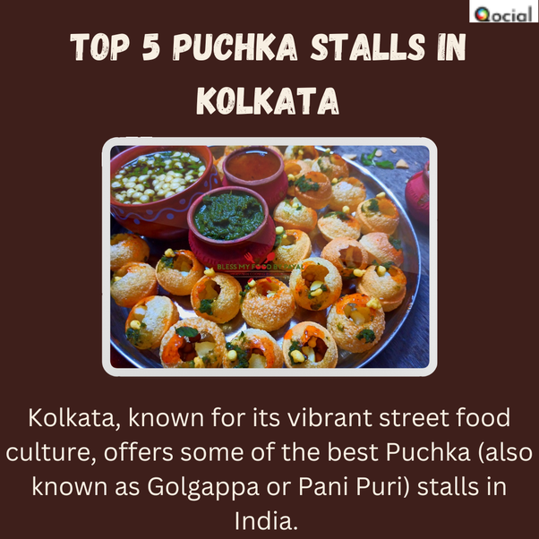 Top 5 Puchka Stalls in Kolkata:. Here are five top Puchka stalls in ...