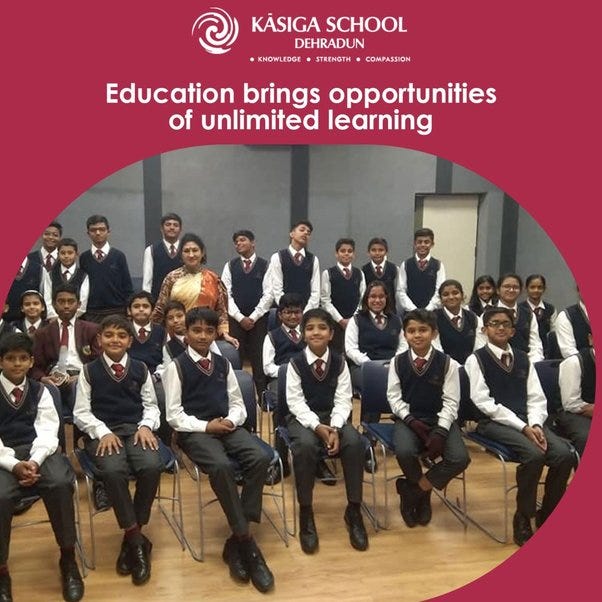Education Brings Opportunities of Unlimited Learning — Kasiga School ...