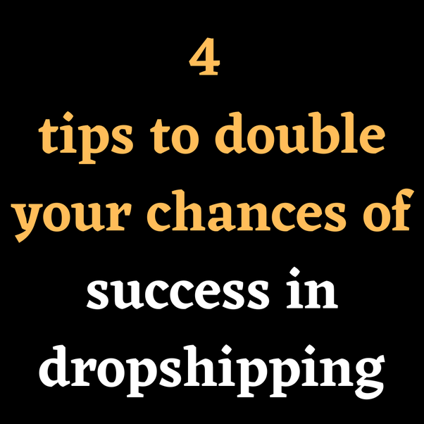 4 tips to double your chances of success in dropshipping ...