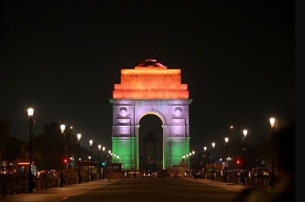 Gateway Of India At Night