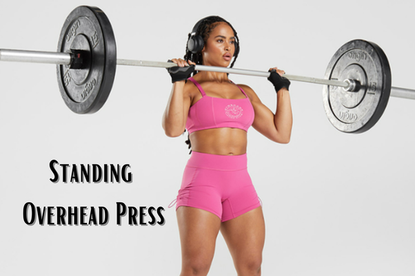 The Standing Overhead Press 💫. Building Shoulder Strength and Upper… | by Health advisor 🍃 | Medium