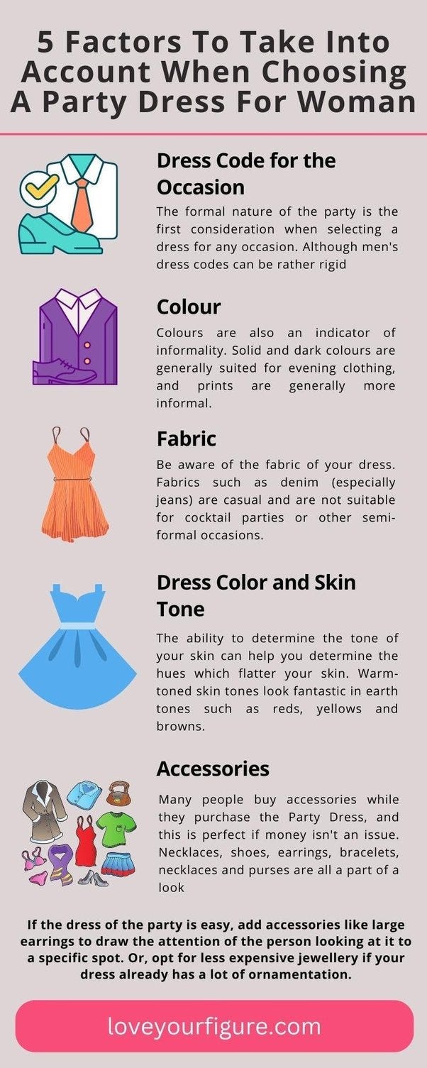 5 Factors To Take Into Account When Choosing A Party Dress For Woman ...