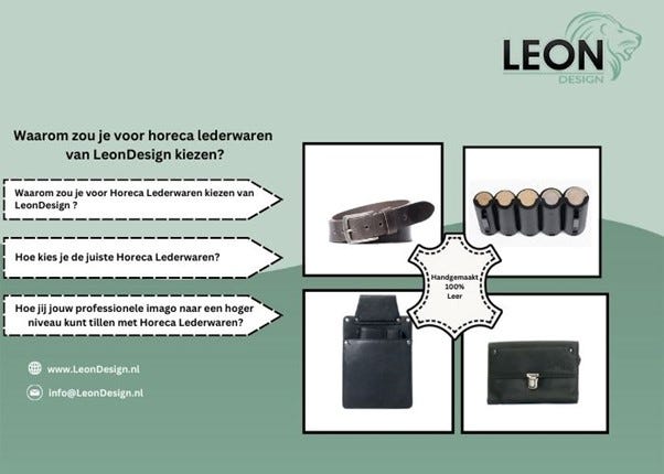 Hoe jij jouw professionele imago naar een hoger niveau kunt tillen met Horeca Lederwaren? | by ...