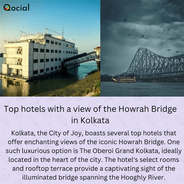 Top hotels with a view of the Howrah Bridge in Kolkata | by ...