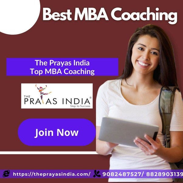 Best MBA Coaching The Prayas India Coaching Has been selected after ...