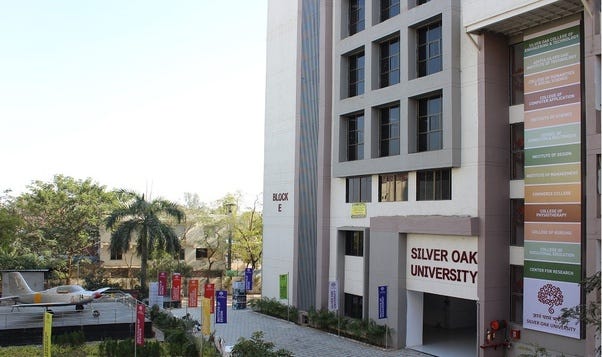 Silver Oak University Ahmedabad. The university has set up an Ignite ...