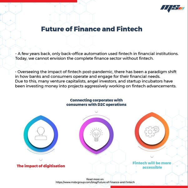 What is the Future of Fintech and Finance? | by MSBC Group | Medium
