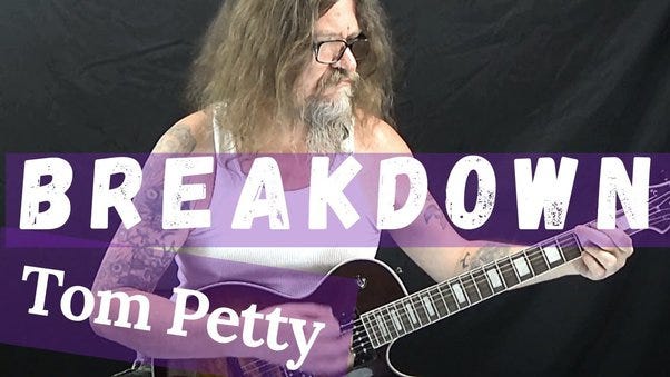 How To Play Breakdown By Tom Petty | by Guitar Control | Medium
