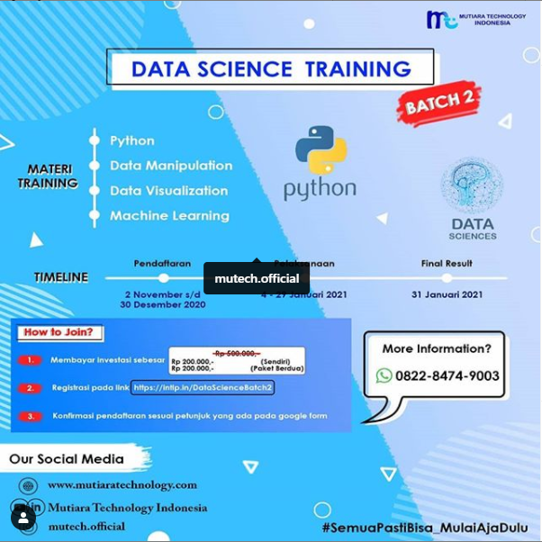 Data Science Training. Saya sedang belajar python basic dalam… | by ...