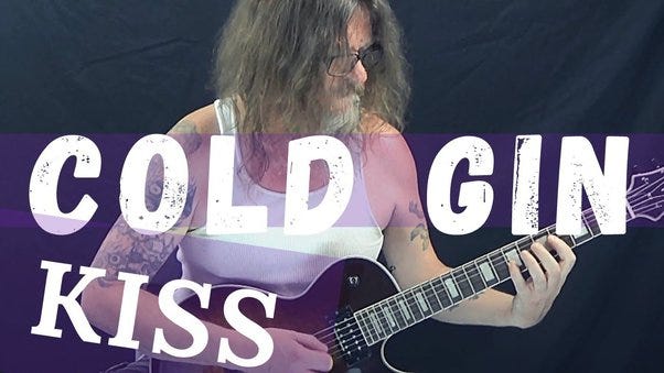 How To Play Cold Gin By KISS On Guitar | by Guitar Control | Medium