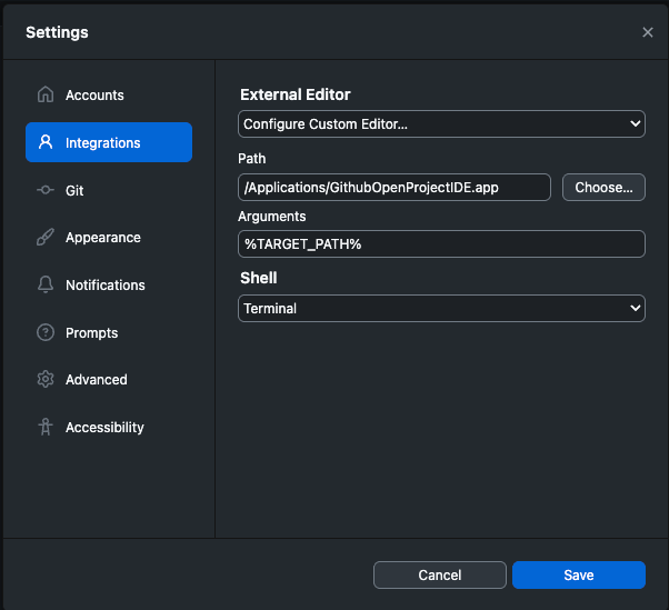🛠️ Configure GitHub Desktop’s External Editor for Multiple IDEs on ...