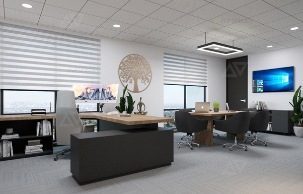 Custom Office Interiors - Sirriajadhav - Medium