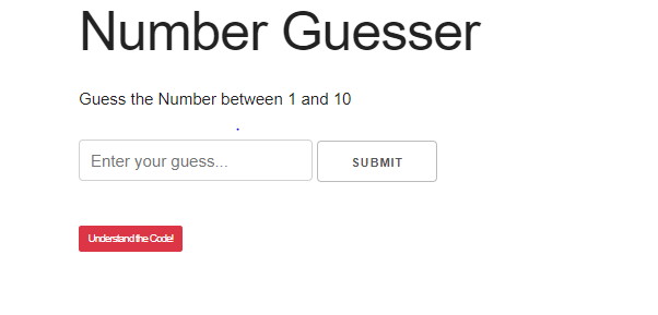 Number Guesser | Understanding JS and DOM Better | by sakshi jain | Medium