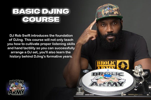 Basic DJing Course. Basic DJing with DJ Rob Swift is for… | by Brolic ...