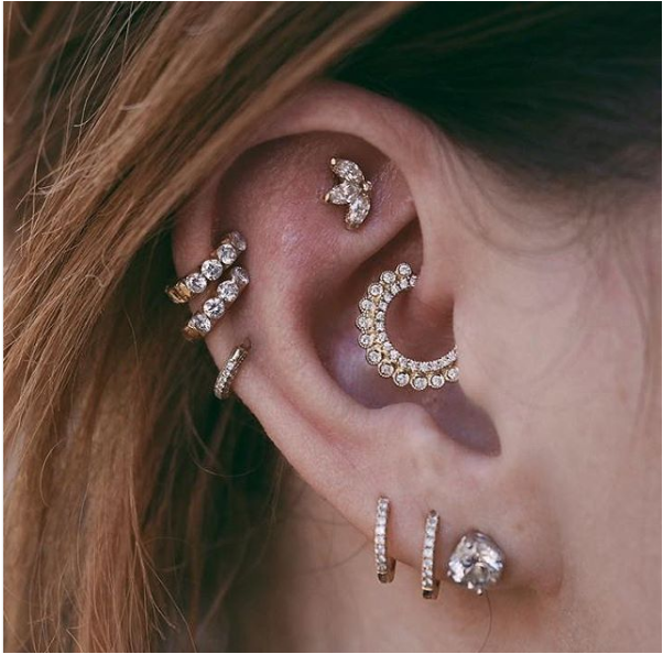 The Best Inner Lobe Piercing Inspiration You Need | by Jewellery ...