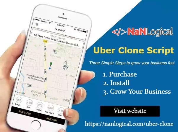 Best Uber App Clone Script in India | by Nan Logical | Medium
