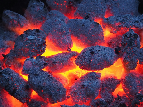 Burning Coal