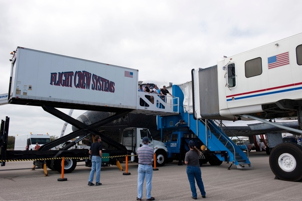 Is it true that the Space Shuttle smelled quite bad when ground crews ...