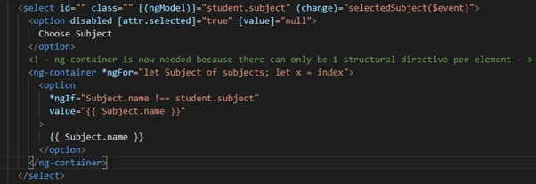 Hiding an option from select drop-down using Directive and Attribute in ...