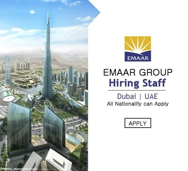 Emaar Careers Dubai | Emaar Group Job Vacancy in Dubai 2022 https://www.applydubjob.com/2021/11 ...