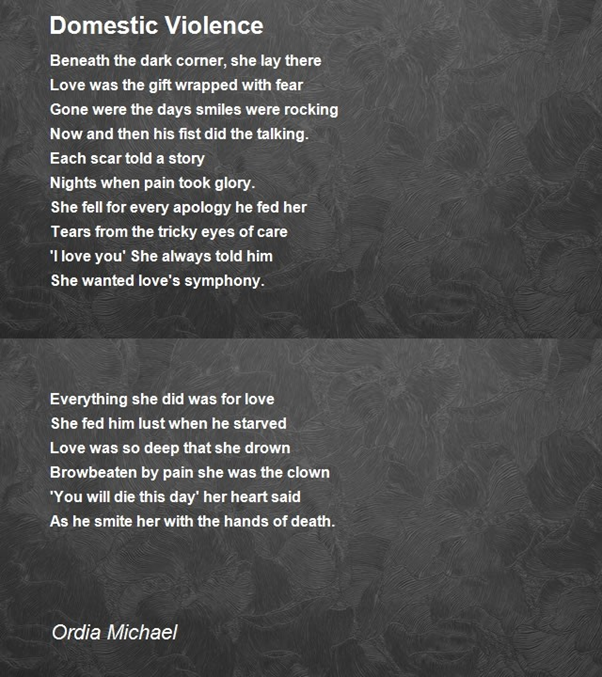 Domestic Violence Poems