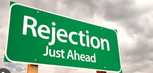 I had my first rejection today.. Well not exactly today, yesterday ...