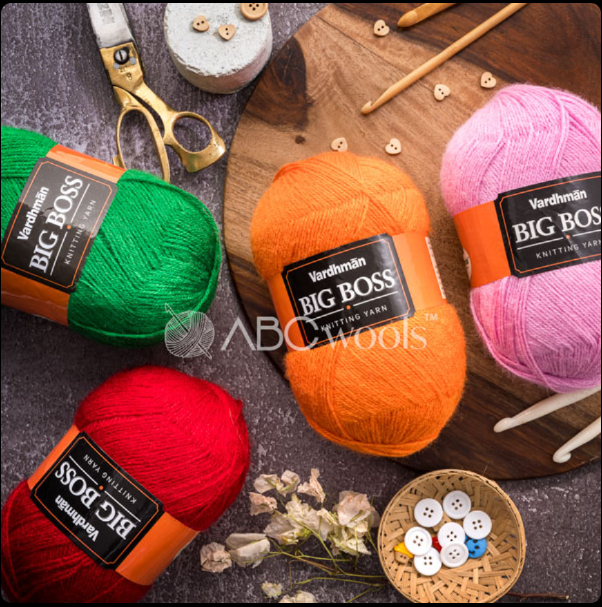 Unleash Your Creativity with Vardhman Big Boss Wool Yarn — Your ...