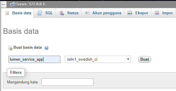 PHP Lumen Database. Ada tutorial kali ini kita akan… | by Galang Aljumarten | Medium