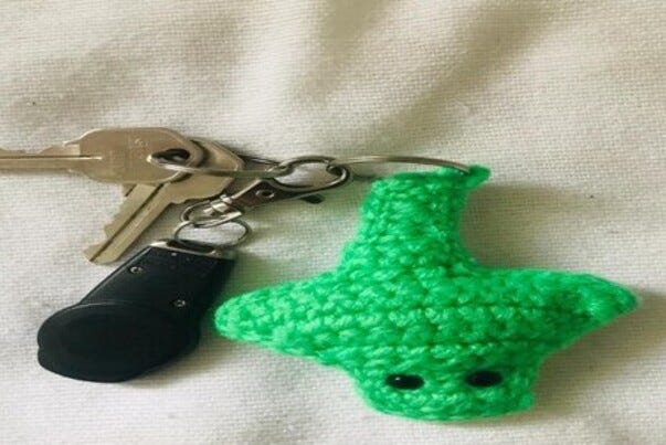 Stingray Keychain Crochet Pattern Lumenlynx Medium