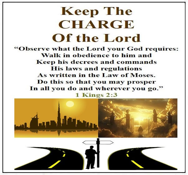 Keep The CHARGE Of the Lord. by Dr. Jeanne Sheffield Estrada | by ...