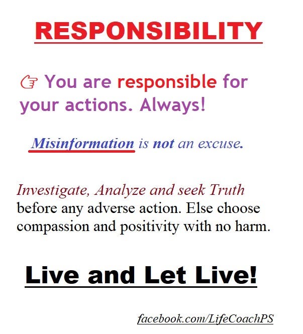 Responsibility. You are always responsible for your… | by Héms 😎 ...