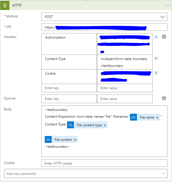 Post Multipart/Form-data using Azure Logic Apps | Medium