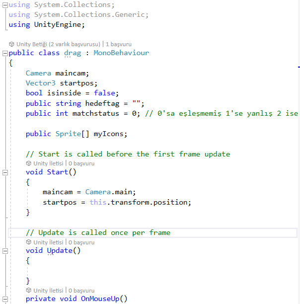 How can drag objects in Unity?. pizzaa,flower vs our objeler. We need… | by Purplecode | Medium