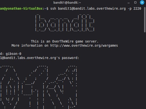 Solving OverTheWire Bandit : Level 1–15 | by Yonathan Jason E | Nov, 2025 | Medium