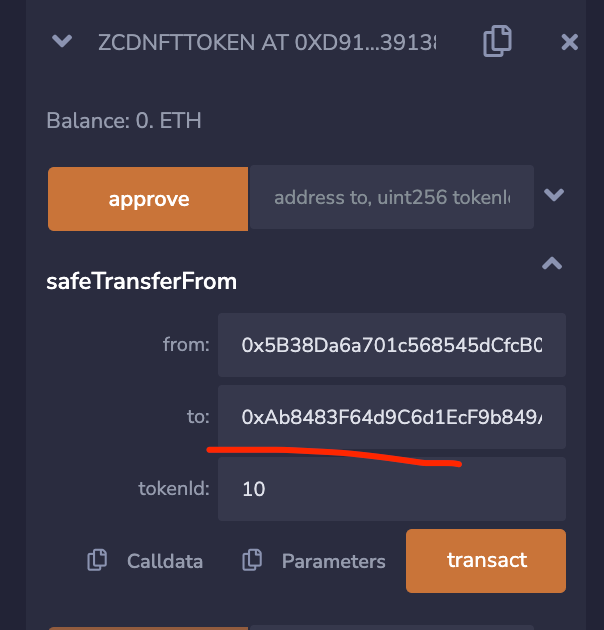 NTF token transfer in another contract 1:Create NFT token smart contract. 2:Create smart ...
