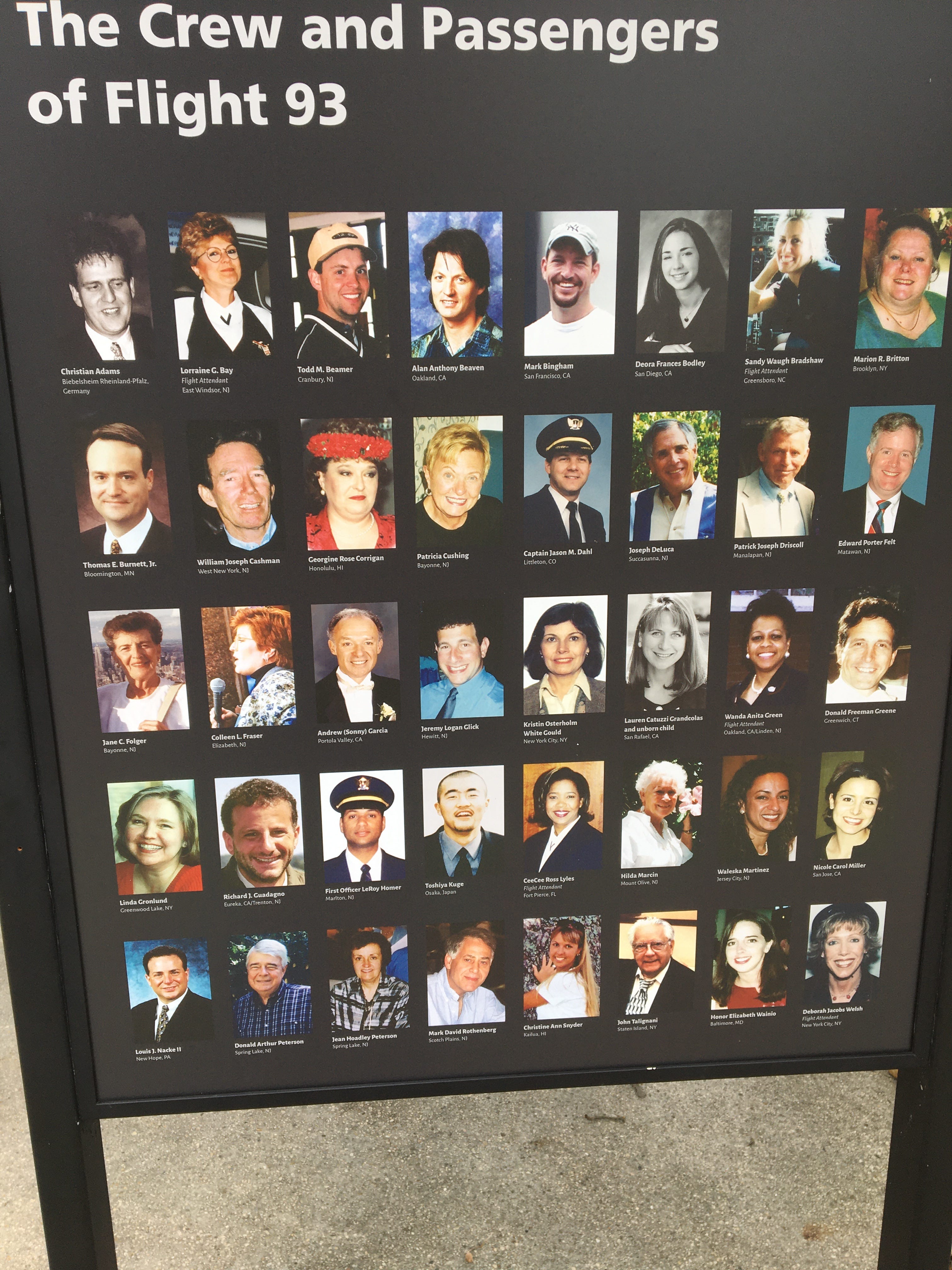Flight 93 Passenger List
