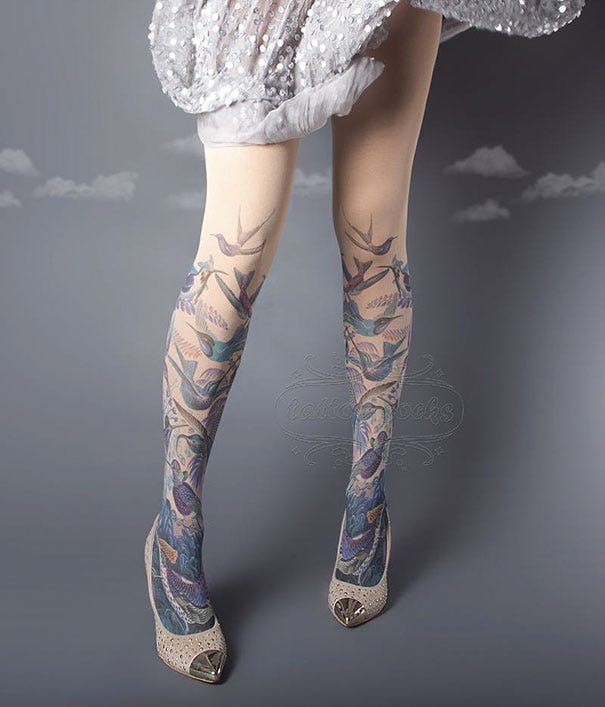 08 “Tattoo Socks” Perfect For People Who Love Tattoos But Don’t Want To ...