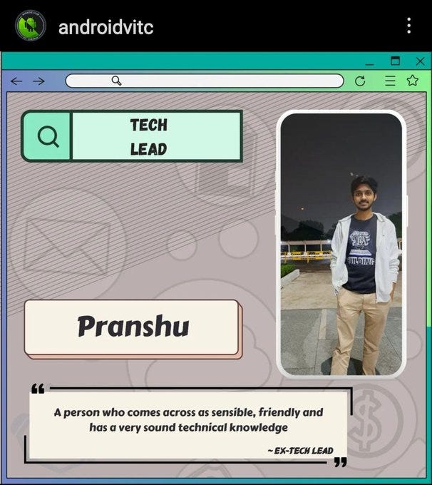 From Club Member To Tech Lead My Journey At Android Club By Pranshu Aggarwal Jun 2023 Medium