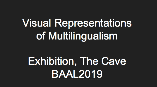 Visual Representations of Multilingualism Exhibition, Annual Meeting of ...
