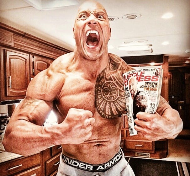 Dwayne Johnson Faster Tattoo