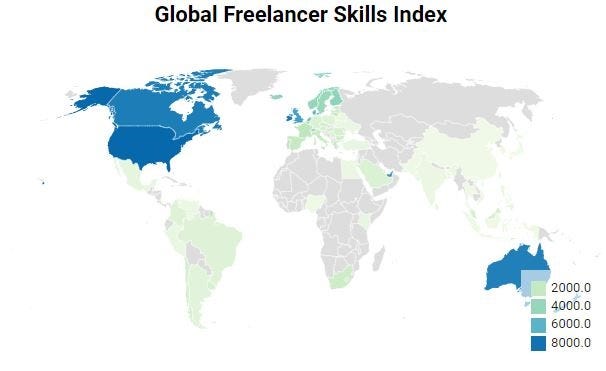 GLOBAL FREELANCER SKILLS INDEX(based on LinkedIn Data) | by Alper S ...