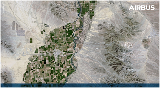 SPOT 7 Satellite Image of Blythe, California, USA | by SATPALDA | Medium