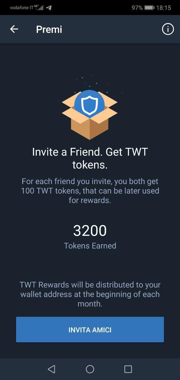 Invite A Friend. Earn Trust Wallet Token (TWT) | by Efisio Carta | Medium