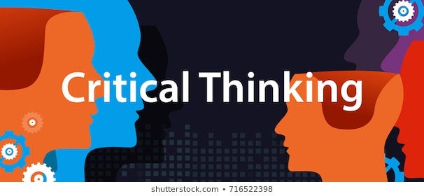 Thinking Critically (or not). Critical thinking is usually a major ...