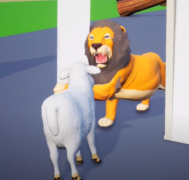 Farm Diorama — Farm Animals, Wild Animals | Animal Maze Game | Lion ...