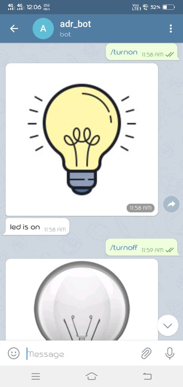 IOT Based Project — Telegram Bot used to Turn ON and OFF of LED | by ... IOT Based Project — Telegram Bot used to Turn ON and OFF of LED | by ...