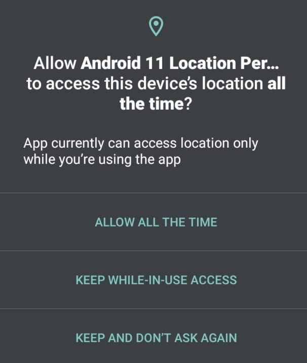 Background Location Permission In Android 11 And Above By Mohit Singh Medium